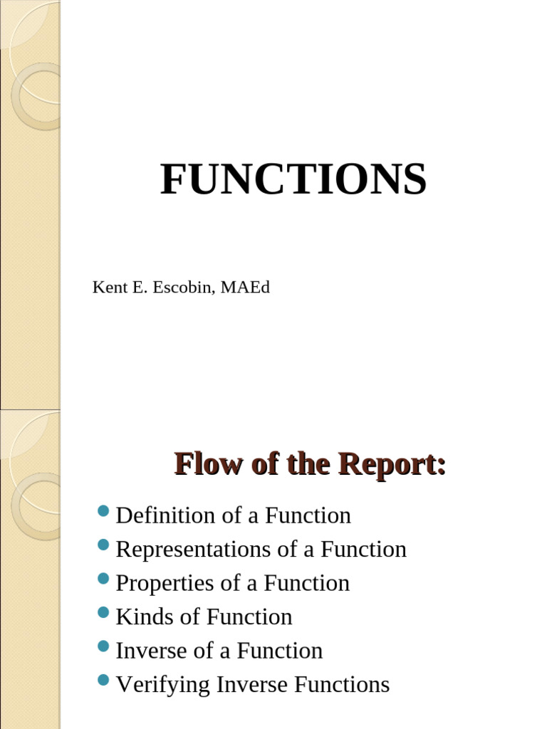 3. Definition of a Function | PDF | Function (Mathematics ...