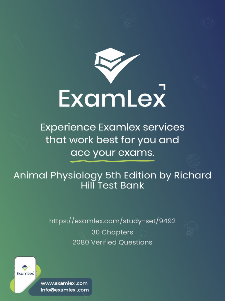 Animal Physiology Test Bank Resources | PDF | Breathing | Respiratory ...
