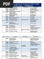 CXC CSEC Timetable May-June 2025 | PDF