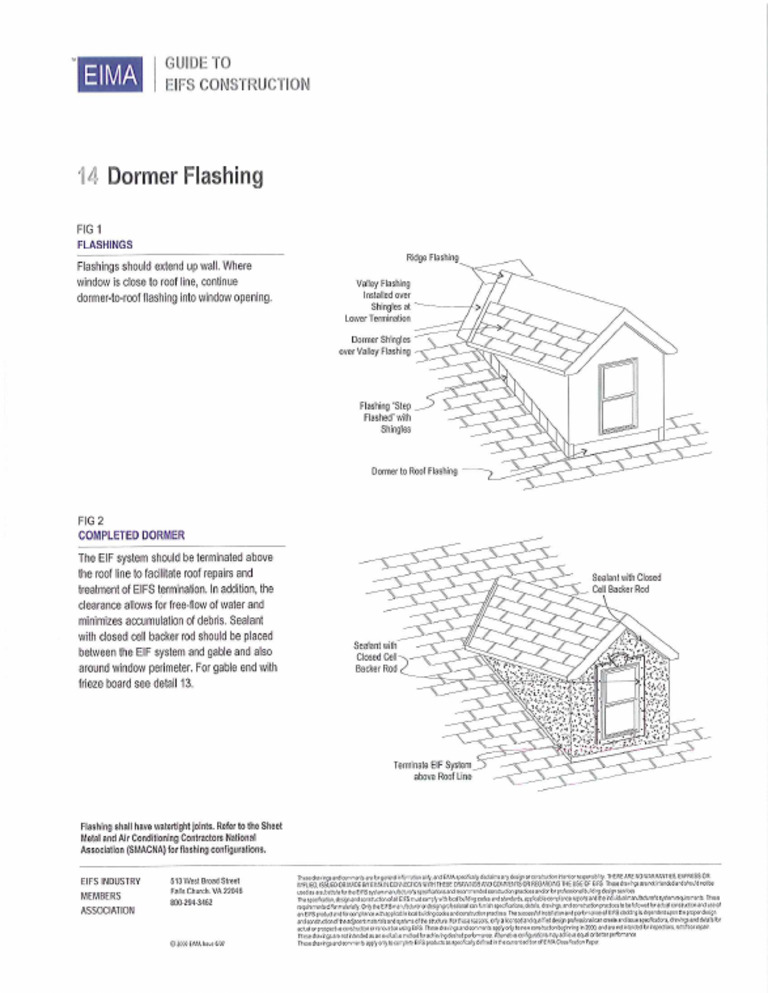 EIFS Roof Flashing Detail | PDF