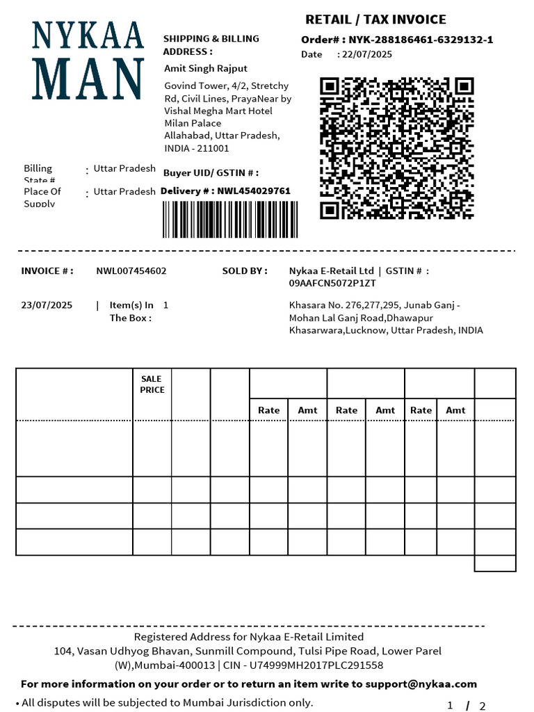 Invoice | PDF | Taxation | Trade