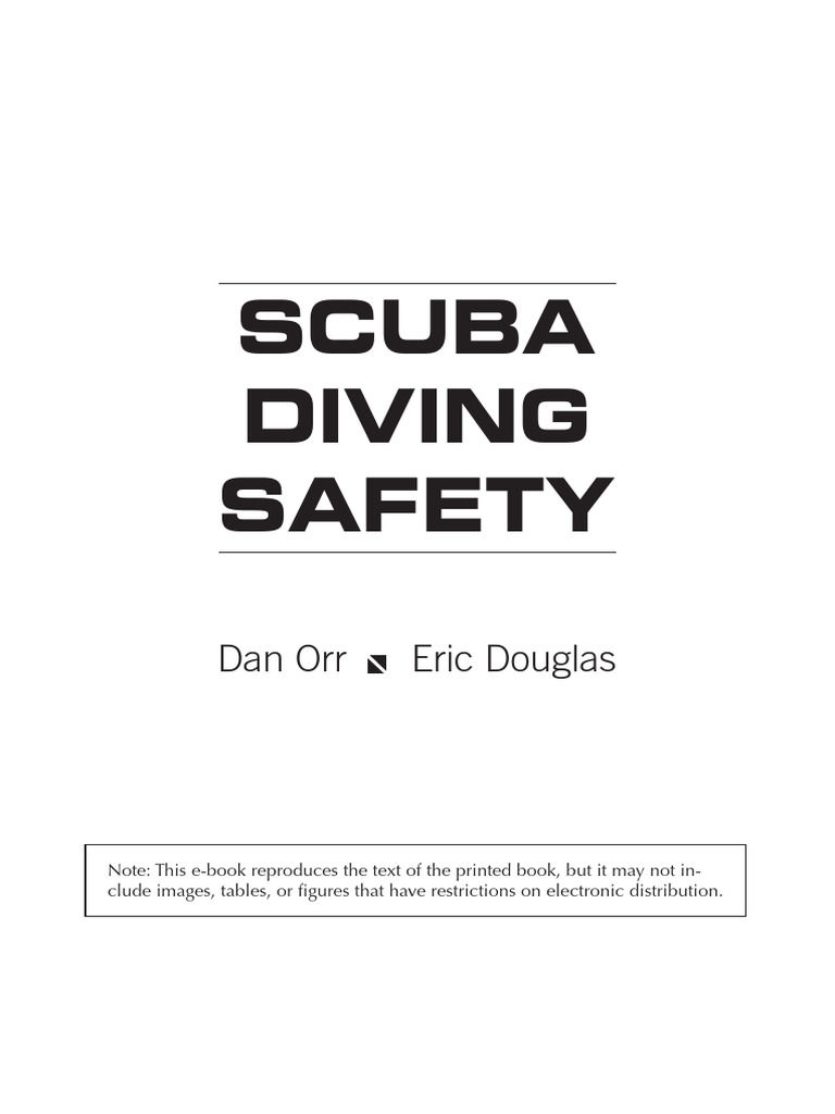 Dan Orr, Eric Douglas - Scuba Diving Safety-Human Kinetics (2007) | PDF ...