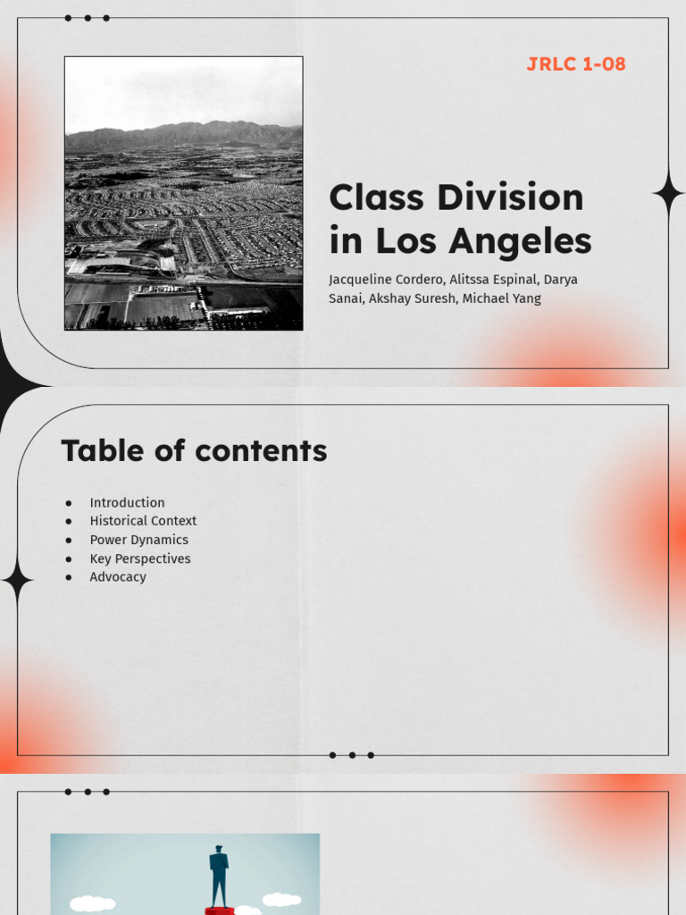 Class and Race Divisions in Los Angeles | PDF | Social Status | Hierarchy