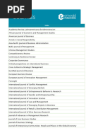 ABDC Journal Rankings Overview 2024 | PDF | Economics | Economies