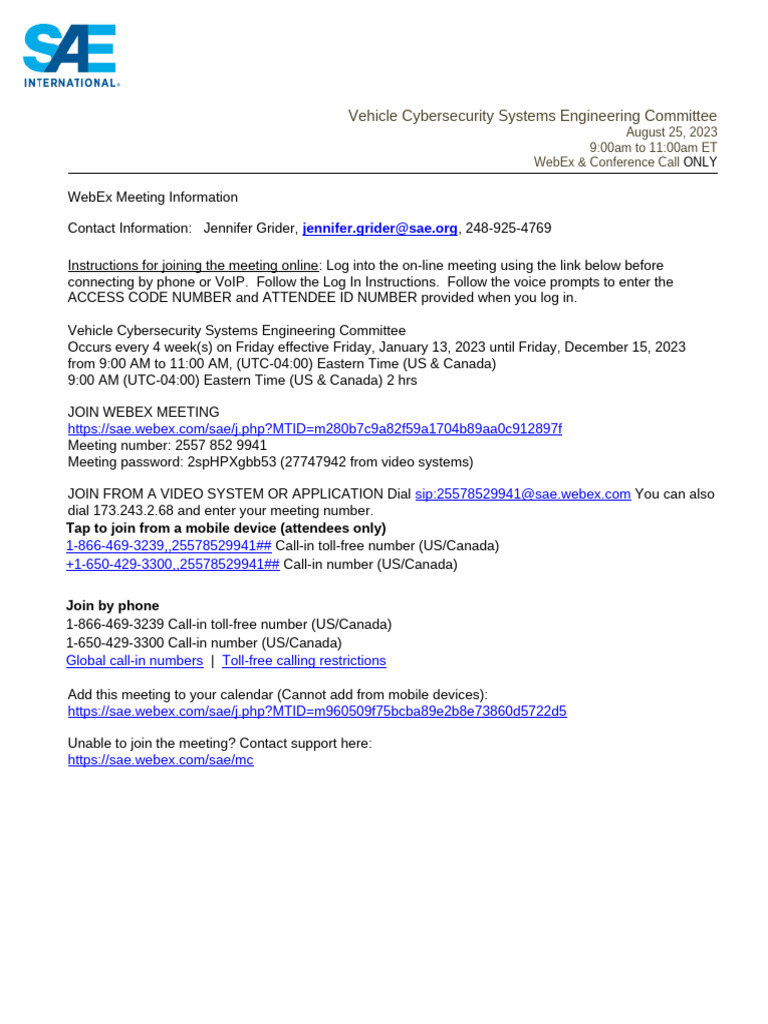 Meeting Notice Aug 25, 2023 | PDF