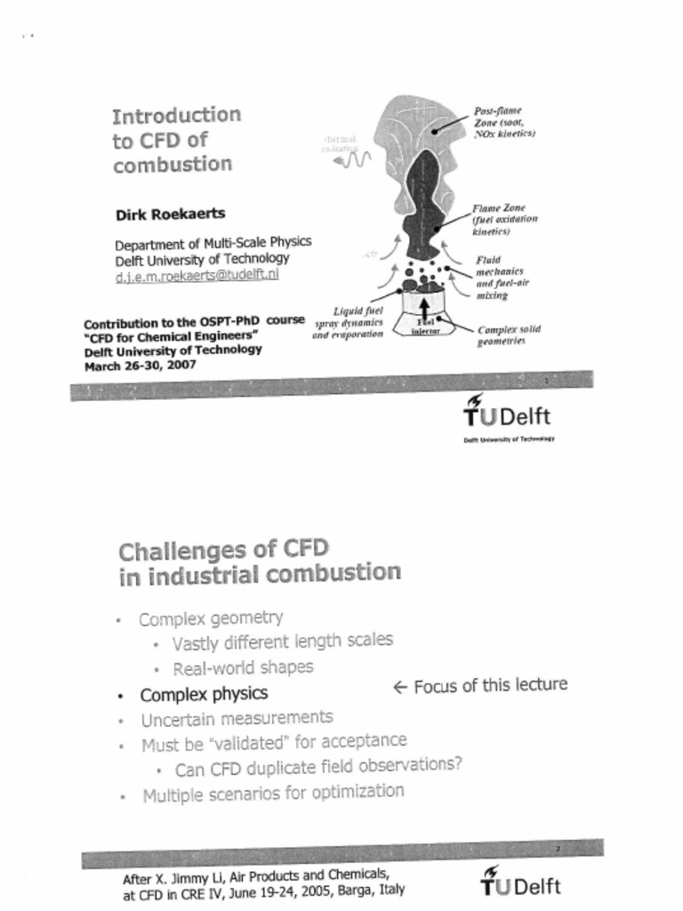 5 - Intro to Cfd of Combustion | PDF