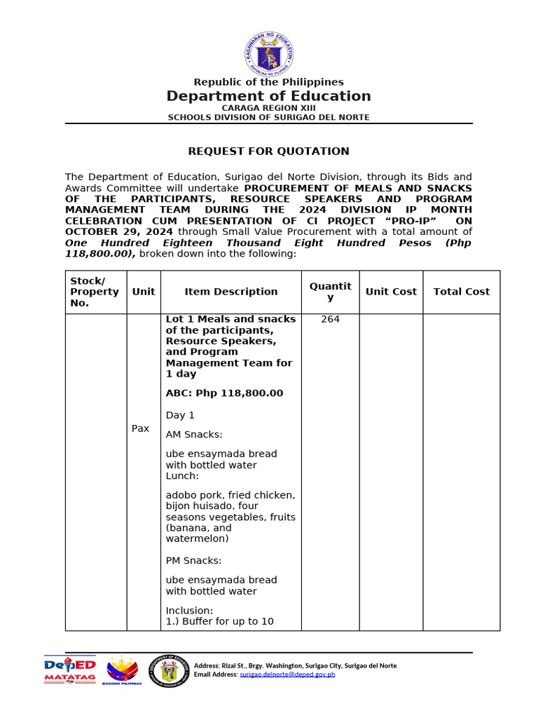 RFQ_2024 Div IP Month Celeb Final | PDF