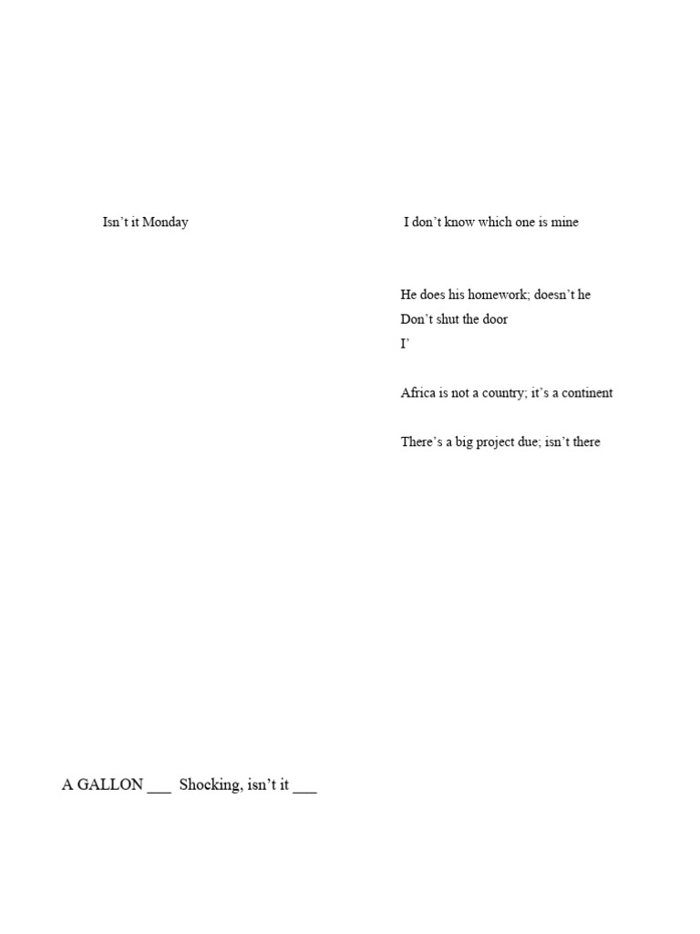 Practice Punctuation End Marks | PDF