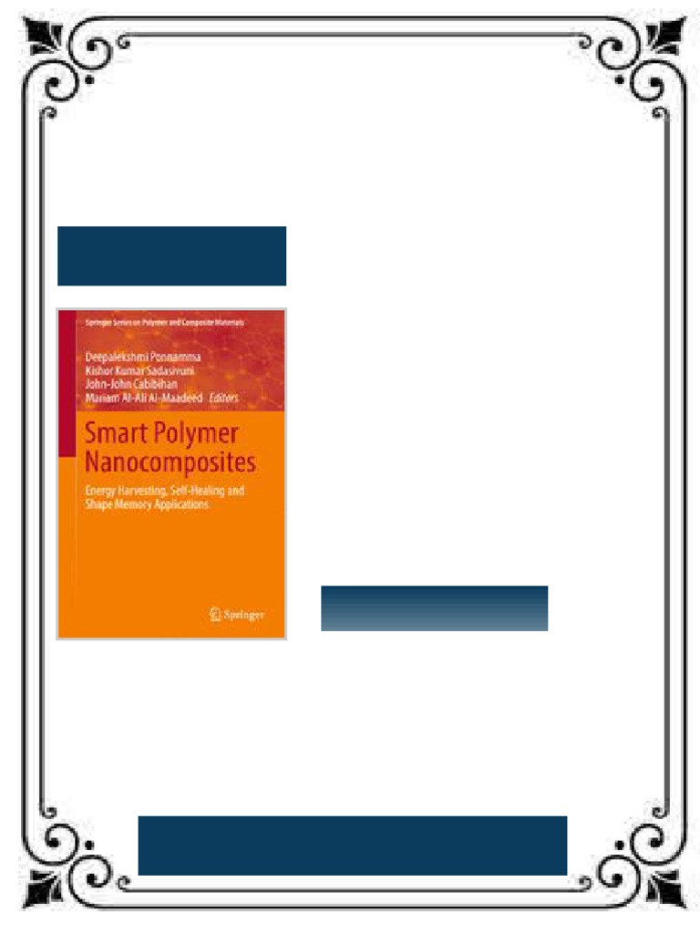 Smart Polymer Nanocomposites: Energy Harvesting, Self-Healing and Shape ...
