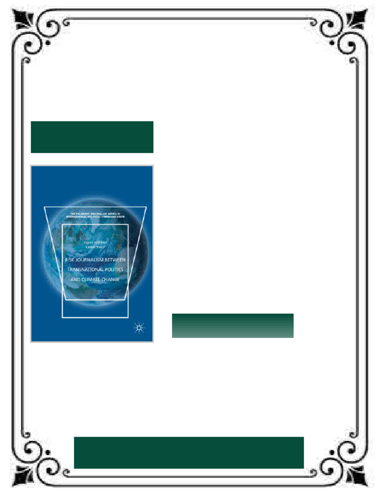 Risk Journalism between Transnational Politics and Climate Change 1st ...