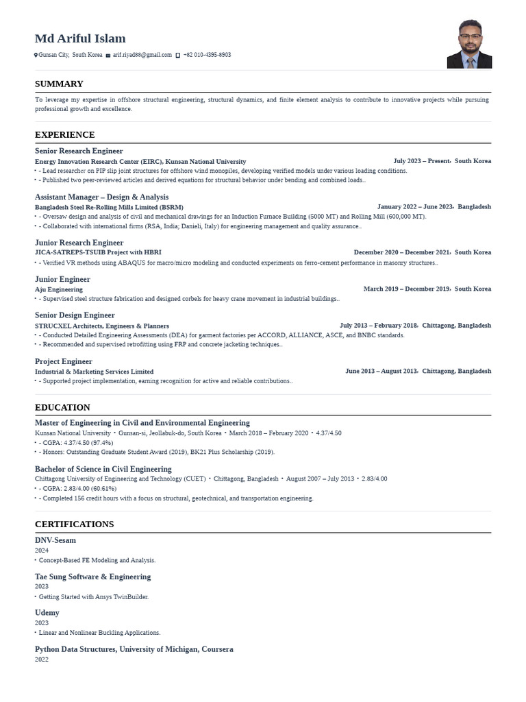 Job_CV_v3 | PDF | Engineering