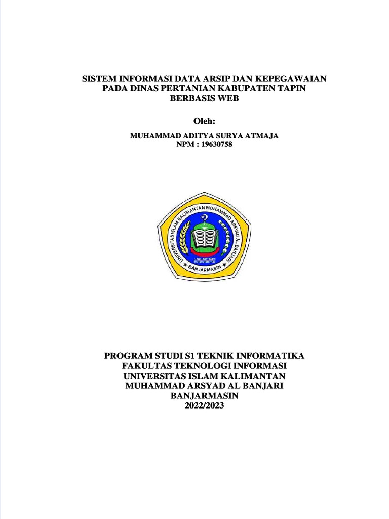 PDF Laporan PKL Muhammad Aditya Surya Atmaja Compress | PDF