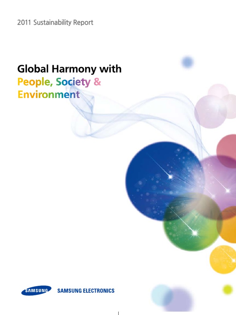 Samsung Sustainability Report 2011 | PDF | Corporate Social ...