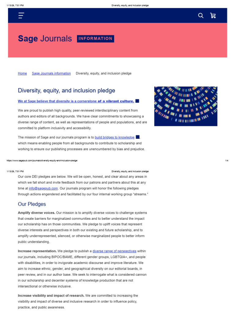Diversity, Equity, And Inclusion Pledge | PDF | Discrimination ...