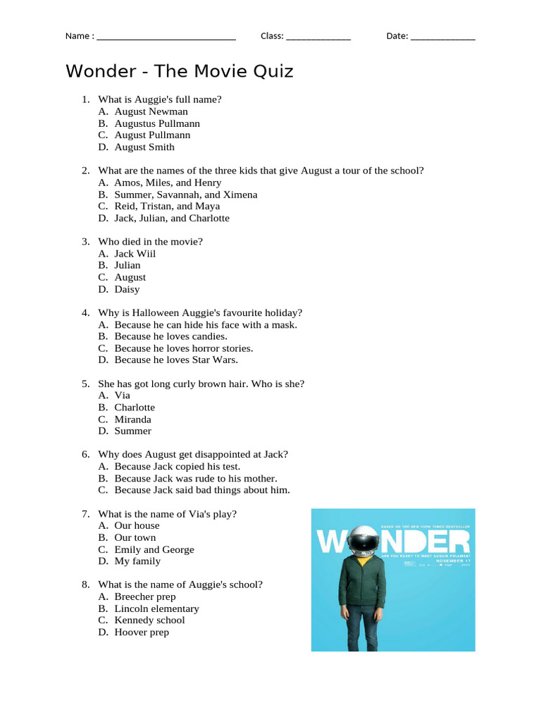 Wonder | PDF