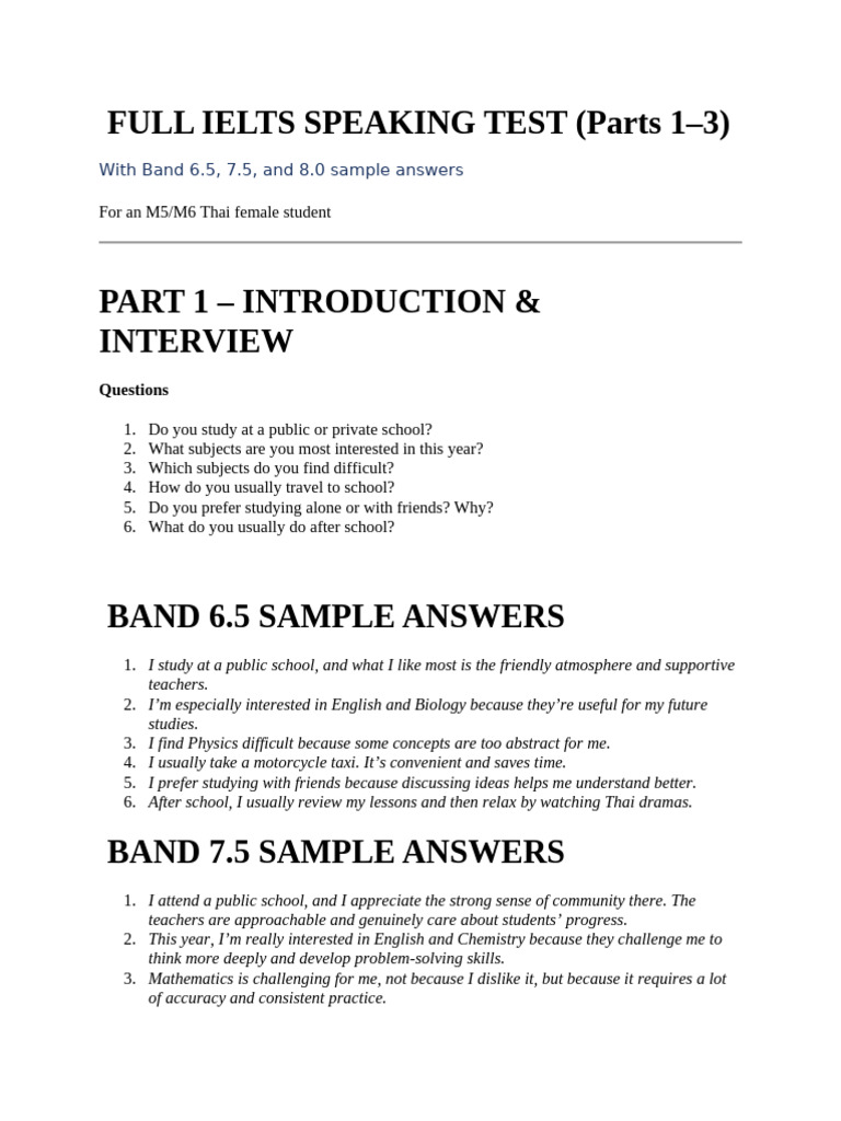 Ielts Possible Plan | PDF | Teachers | Creativity