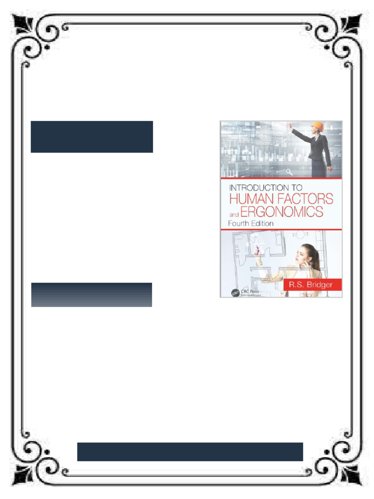Introduction to Human Factors and Ergonomics, Fourth Edition Robert ...