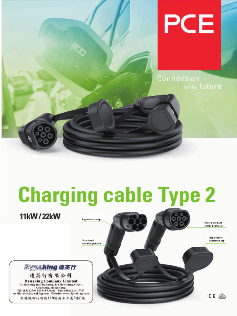 PCE - EV Charging Cable Type 2 (2026-01) | PDF