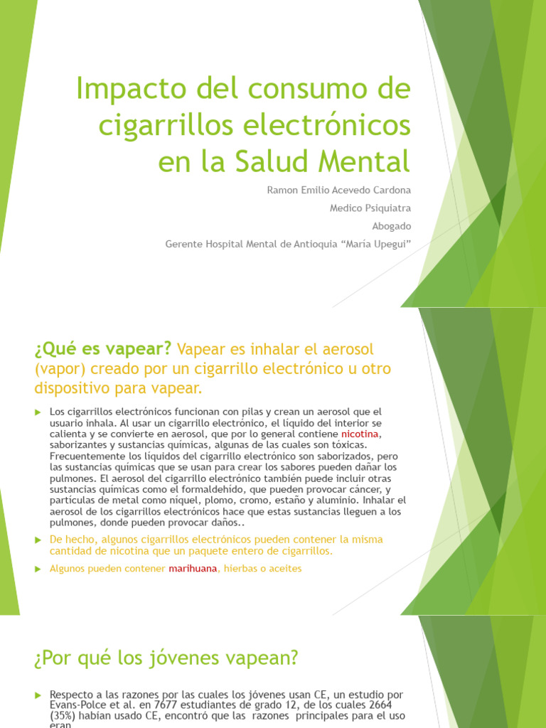 3. Dr. Ramón Emilio Acevedo "Impacto del consumo de cigarrillos ...