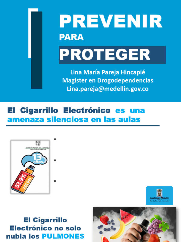 4. Dra. Lina María Pareja "Prevención del vapeo en la escuela ...