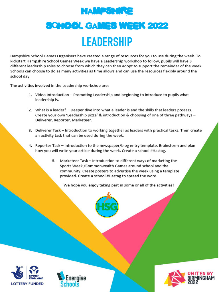 Leadership HSGW 2022 | PDF | Leadership | Skill