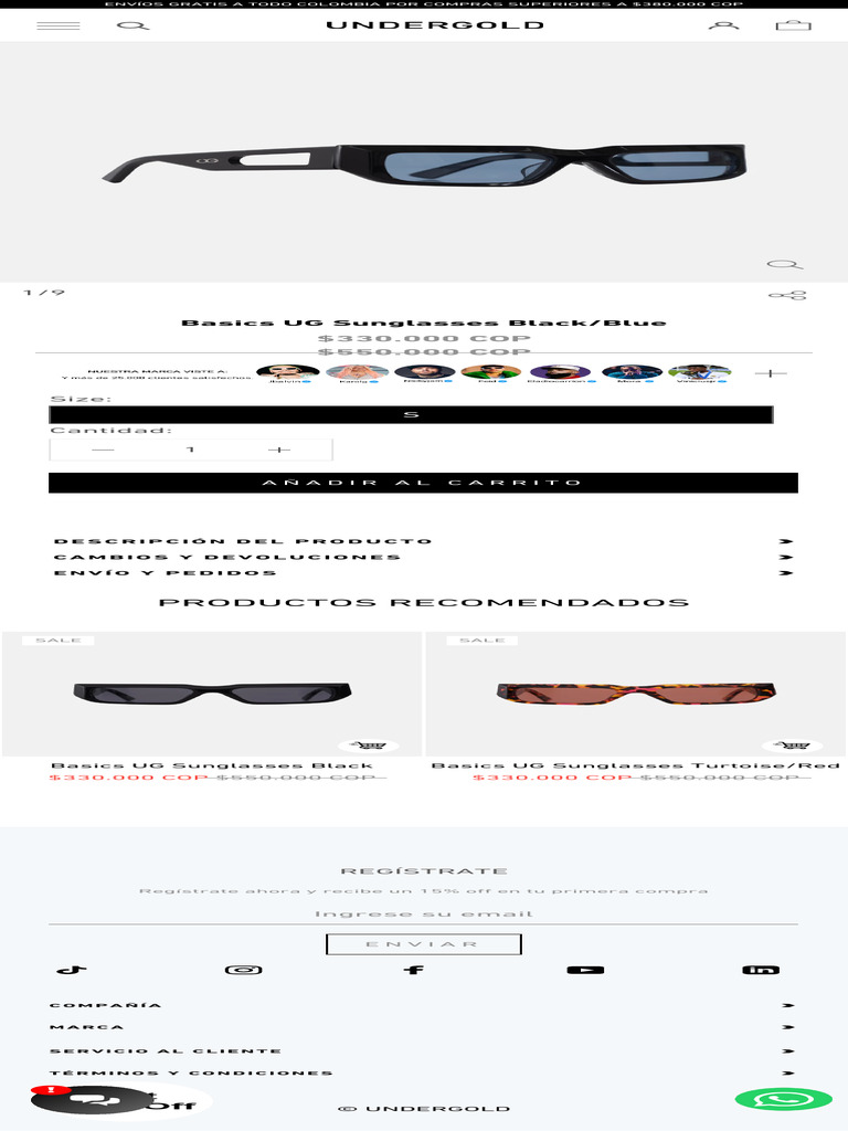 Basics UG Sunglasses BlackBlue – UNDERGOLD | PDF