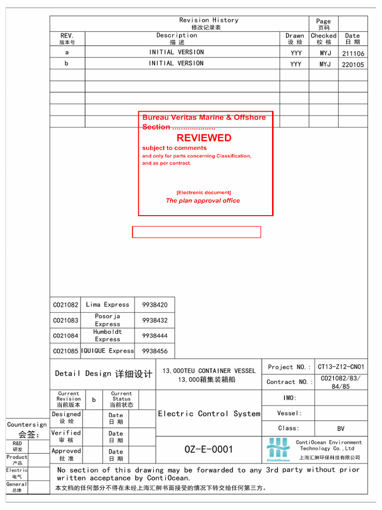 CO21082 83-84-85 OZ E 0001 Electric Control System_b BV | PDF ...