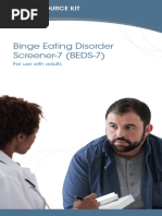 SCOFF Questionnaire for Eating Disorders | PDF | Self-Improvement