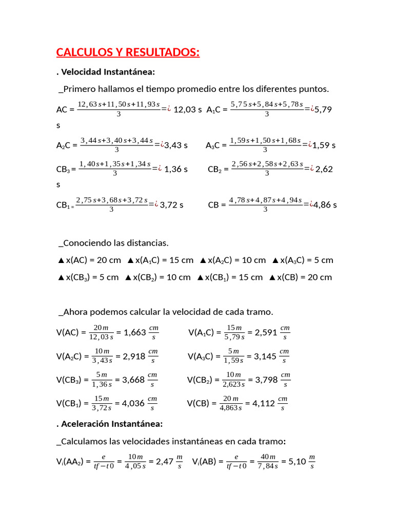 Informe Del Chato (Fisica 1)(Vel. y Ac.) | PDF | Receptores | Señal ...