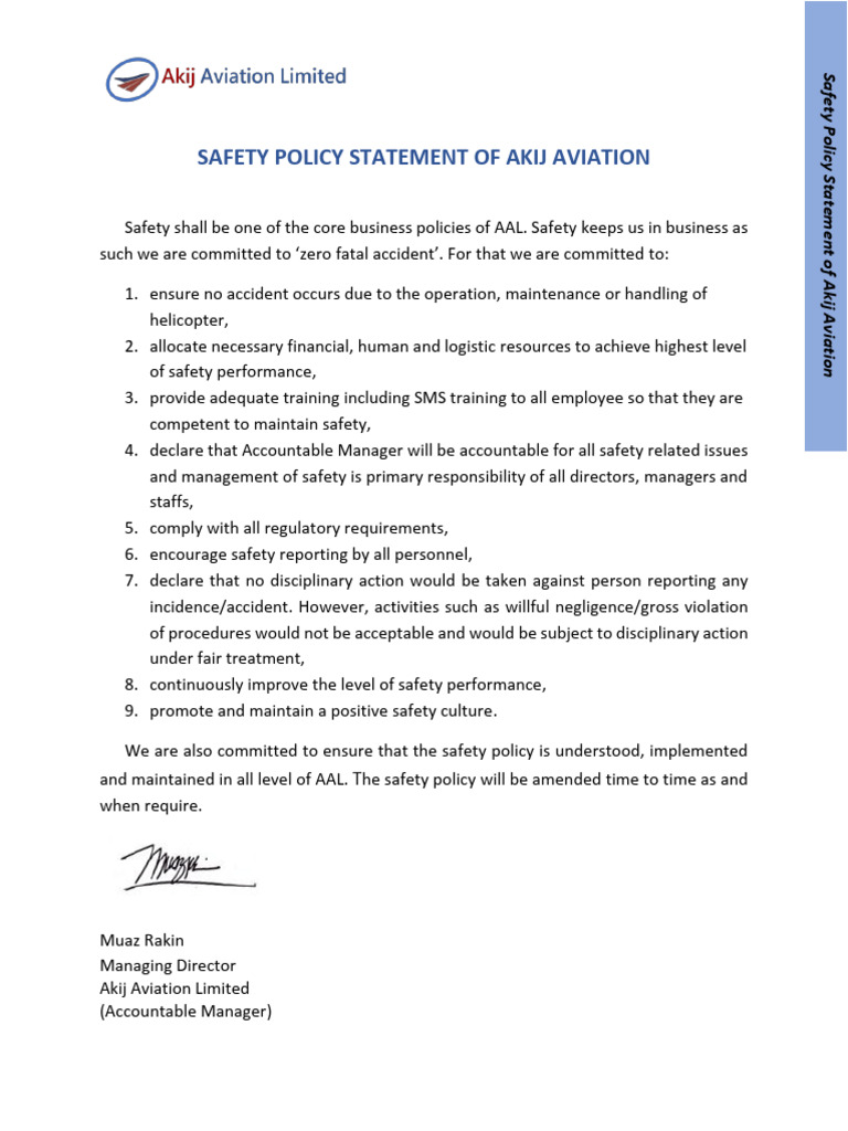 Safety Policy | PDF