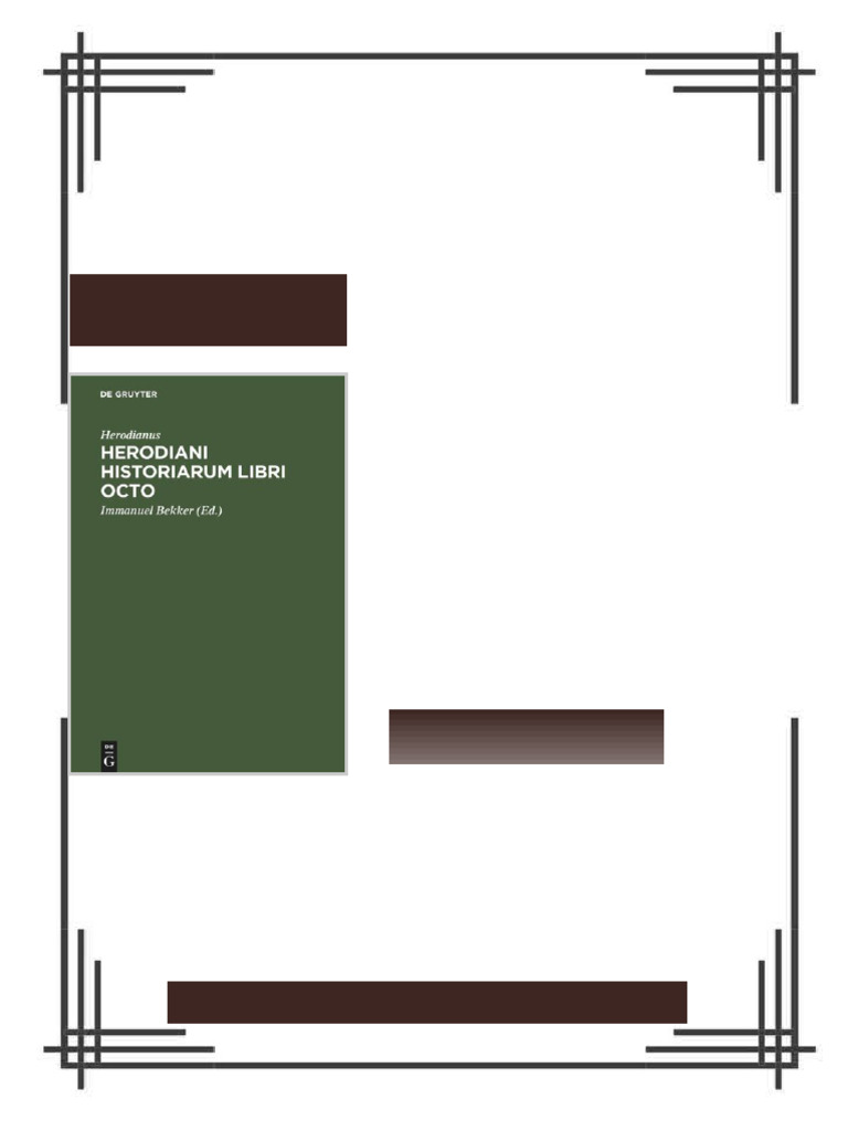 Herodiani historiarum libri octo Ad codicem Venetum a se excussum ...