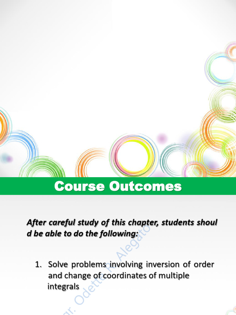 Module 14 - Multiple Integral | PDF | Integral | Multiplication