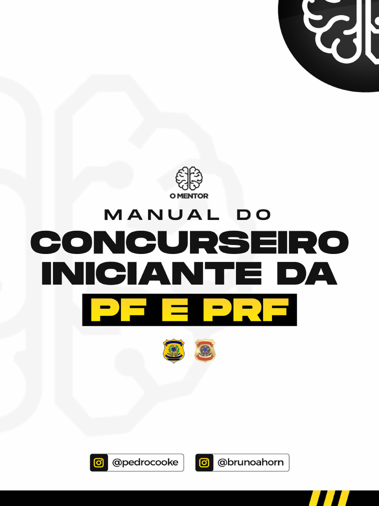 Manual Do Concurseiro Iniciante | PDF