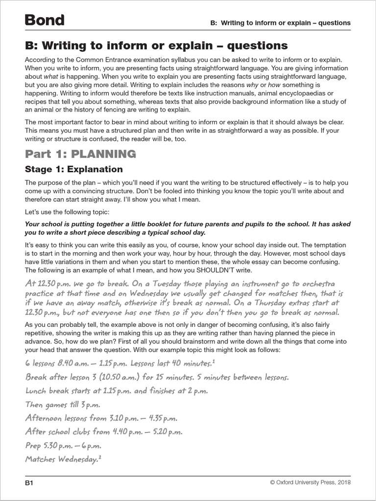 13+ English Questions B | PDF | Essays
