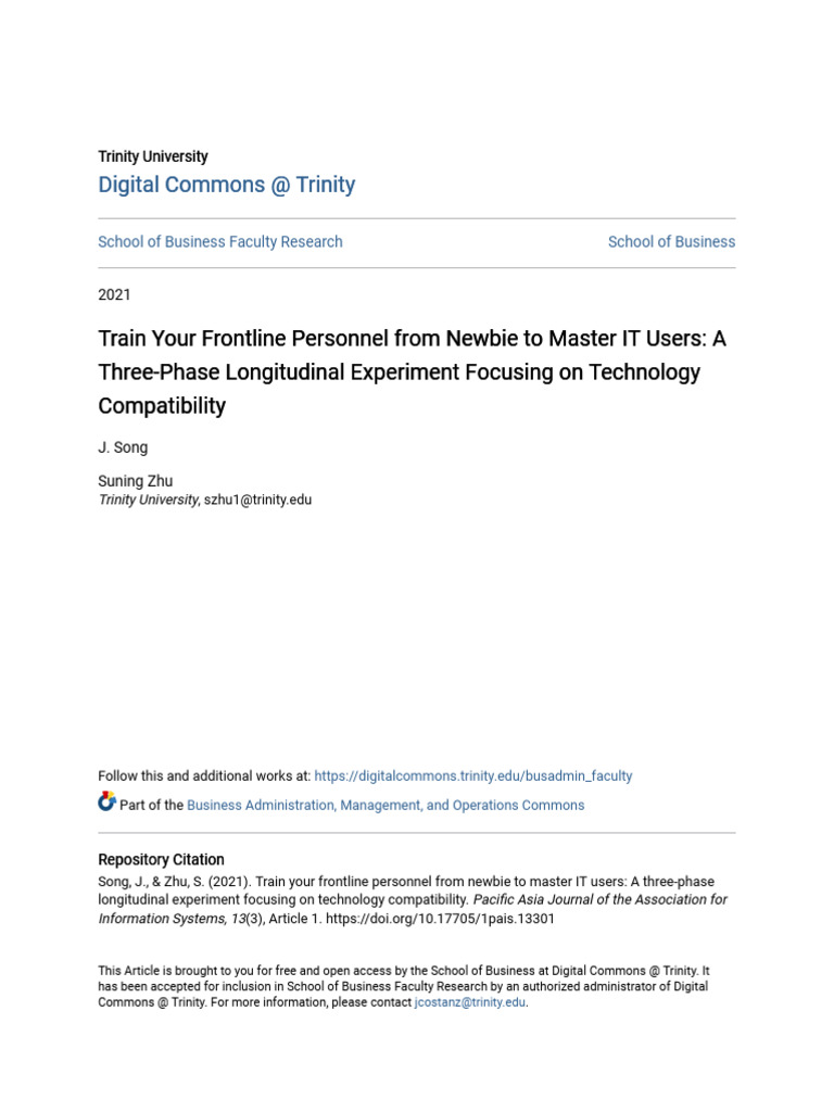 IT Training for Frontline Workers: A Study | PDF | Geographic ...