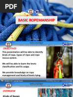 Basic Ropemanship Training Guide | PDF | Knot | Rope