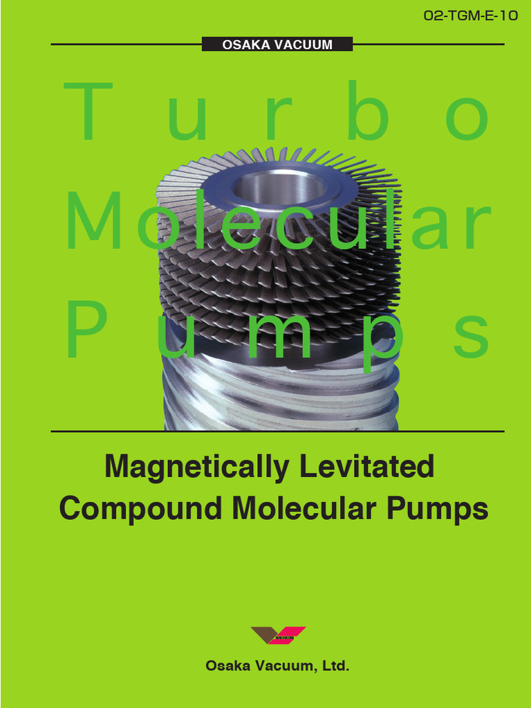 Magnetically Levitated Compound Molecular Pump (02-TGM-E-10) | PDF ...
