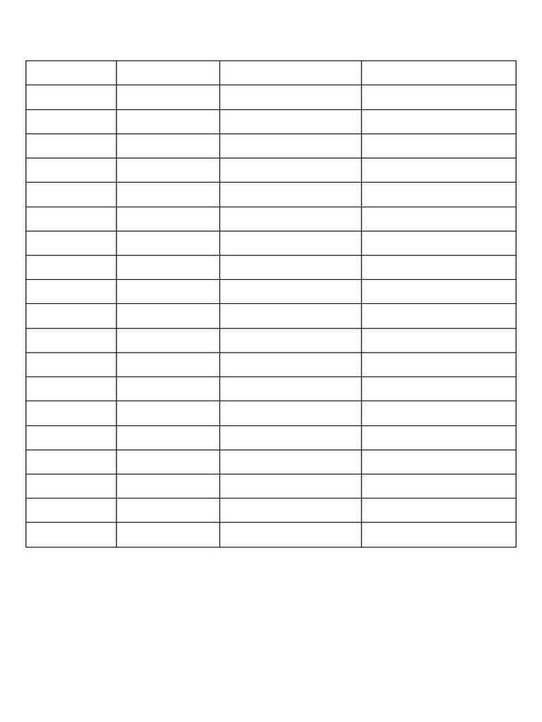 Present Simple Verb Forms Table | PDF