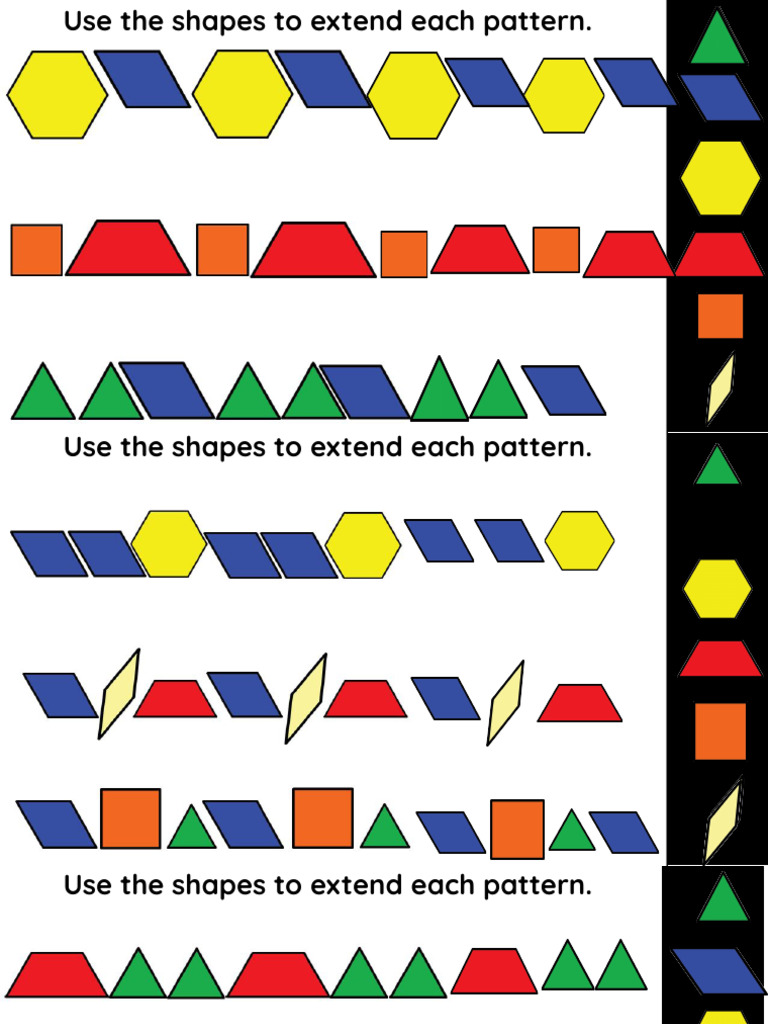 Pattern Recognition and Extension Activities | PDF