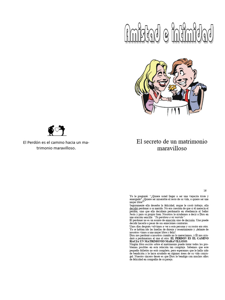 Amist.e int. color | PDF | Amor | Matrimonio