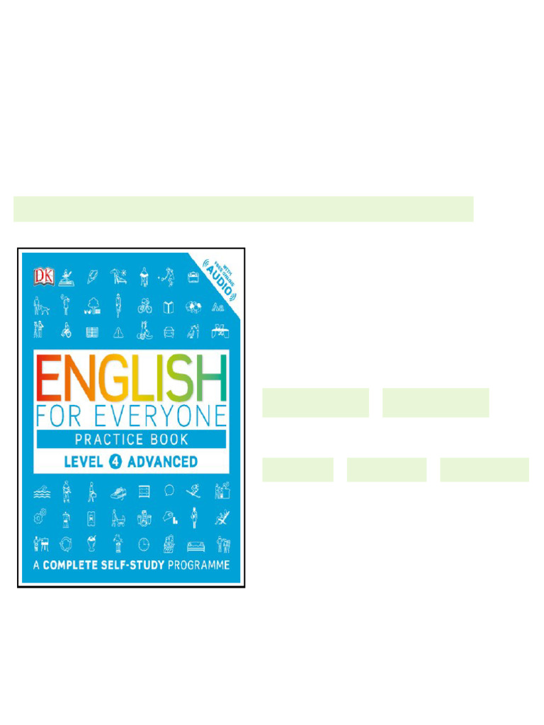 English For Everyone Level 4 Advanced Practice Book First Edition ...
