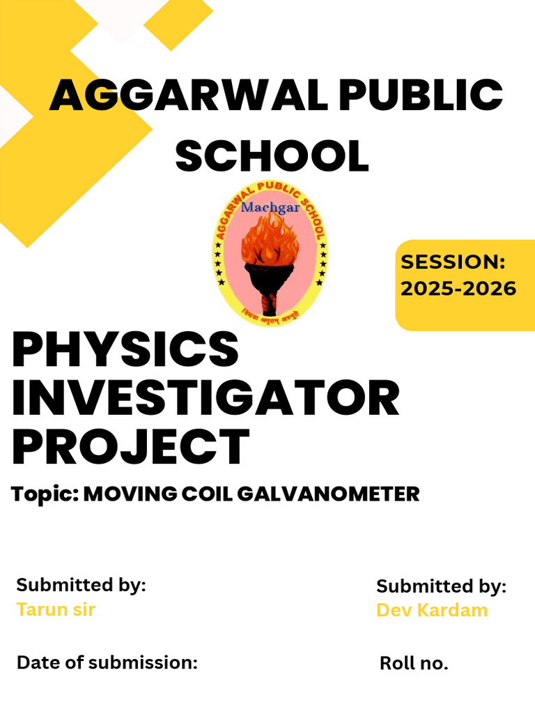 Physics project | PDF | Physical Quantities | Electrodynamics