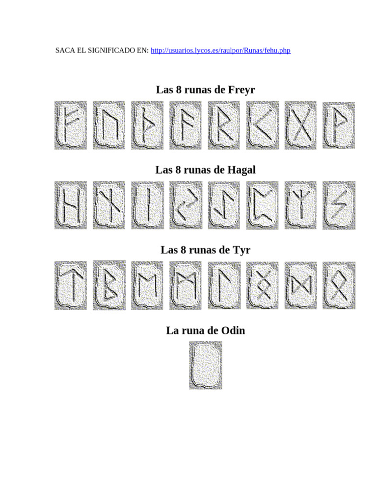 Copia de Las 8 Runas de Freyr | PDF