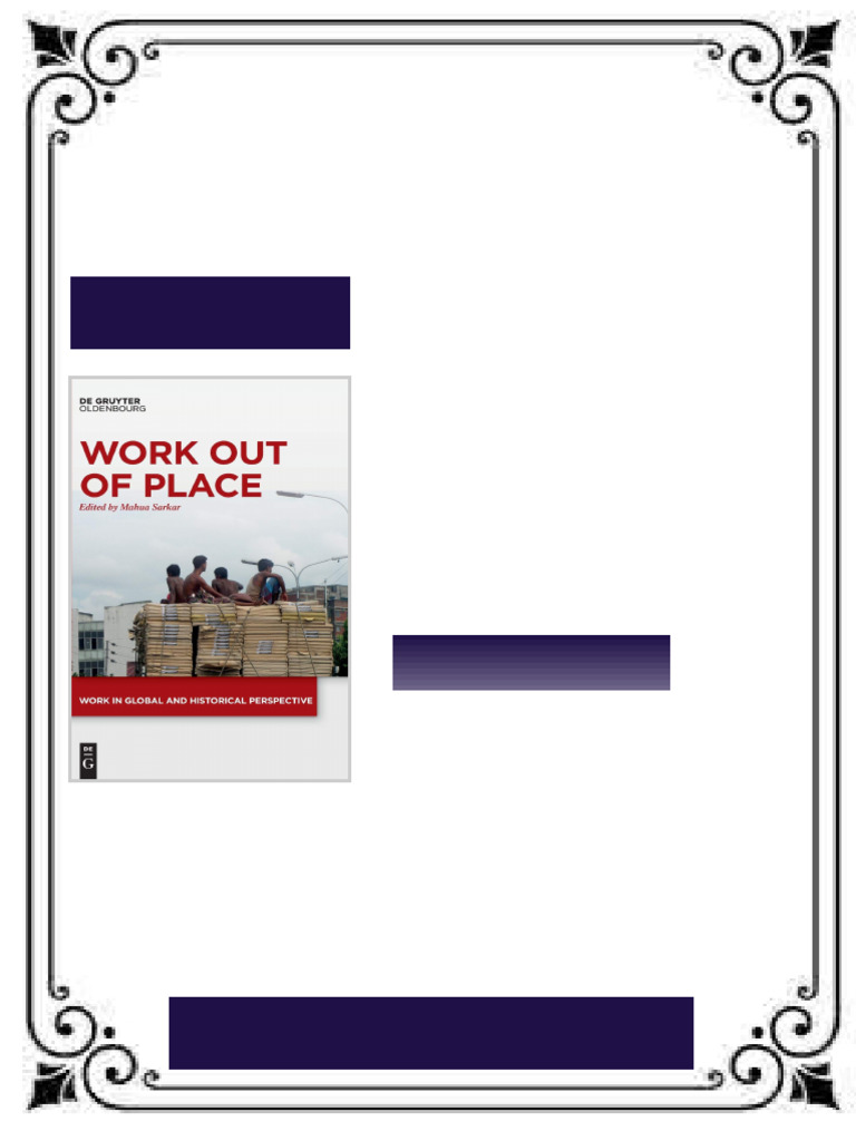 Work out of Place 1st Edition Mahua Sarkar Editor eBook vector pdf ...