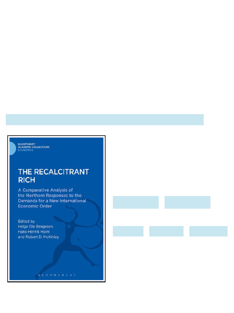 The Recalcitrant Rich A Comparative Analysis Of The Northern Responses ...
