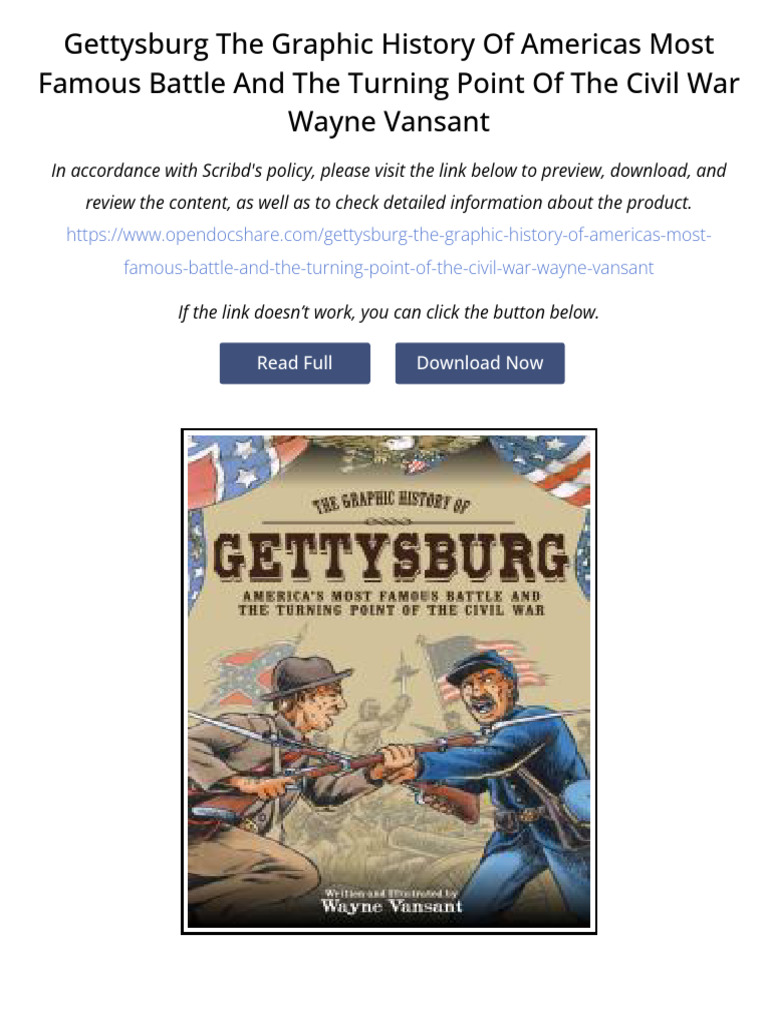 Gettysburg The Graphic History Of Americas Most Famous Battle And The ...