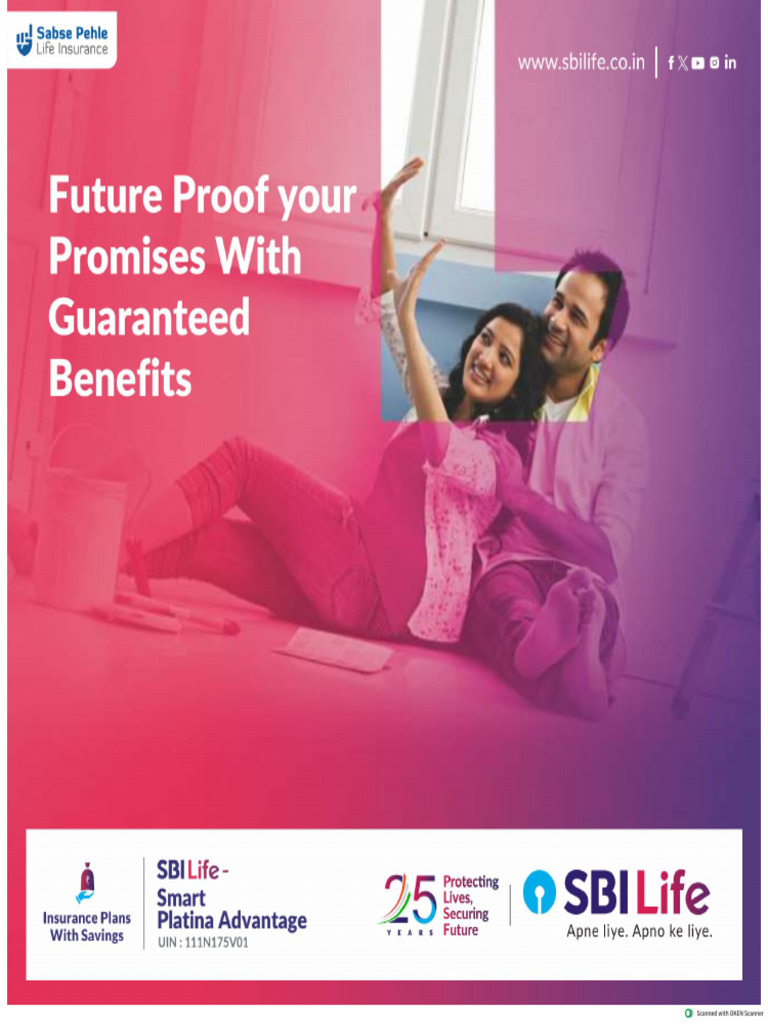 SBI Life - Smart Platina Advantage - V01 - Brochure | PDF