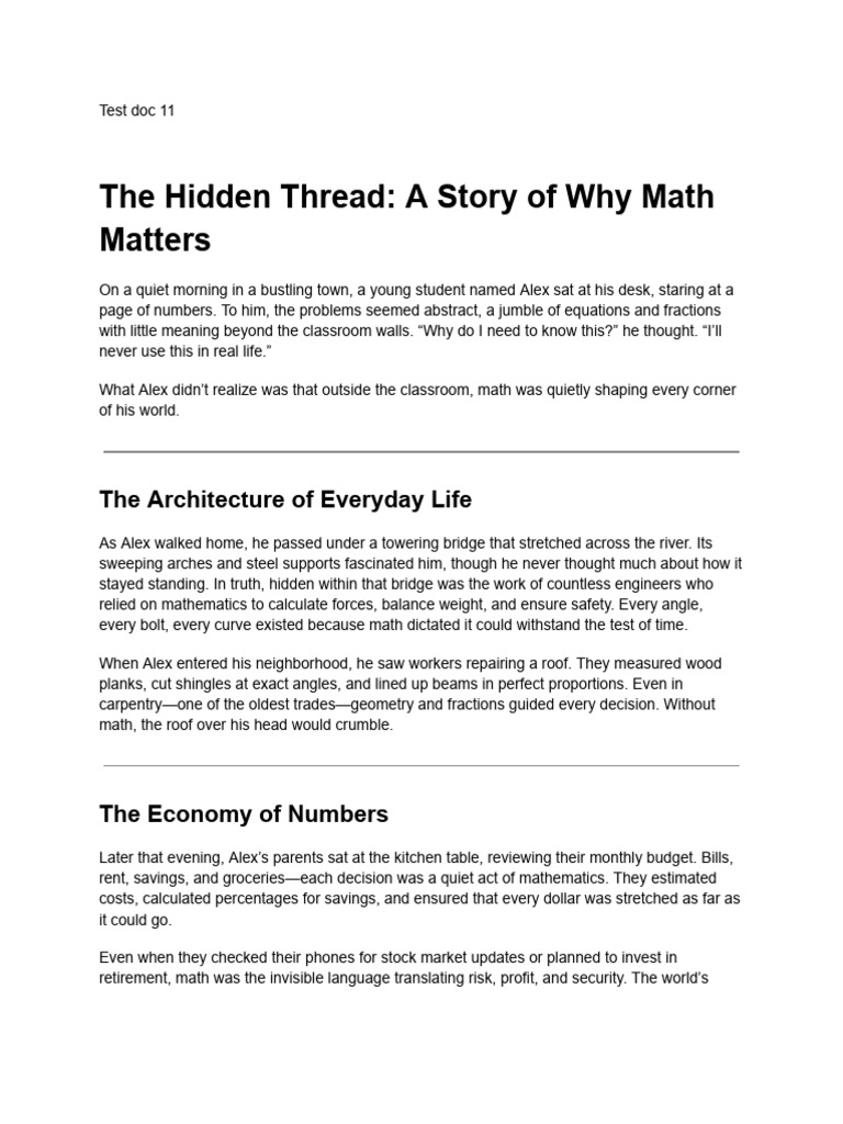 Test doc 16 | PDF | Mathematics | Science