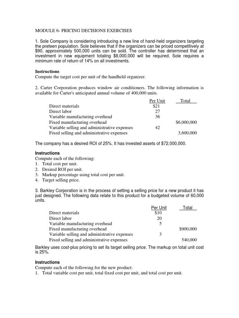 MODULE 6 Exercise | PDF