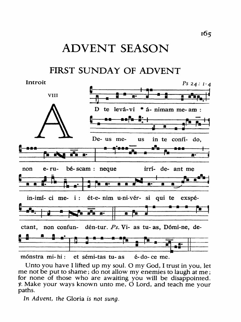 1er Dim Avent Introit | PDF